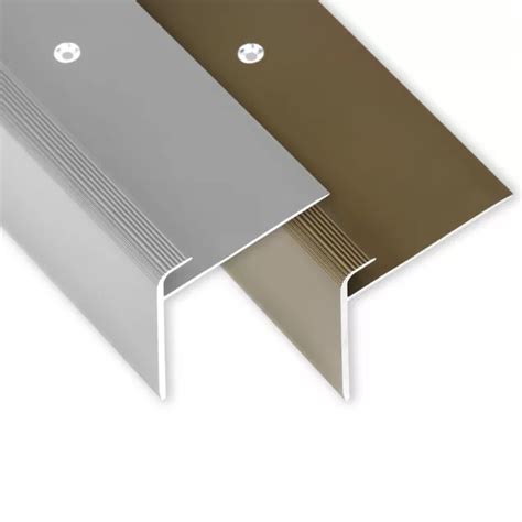 CORNIÈRE ALUMINIUM POUR escaliers nez de marche 134cm forme F montage