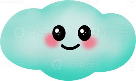 Cloud Green Gradient Illustration 59226528 Png