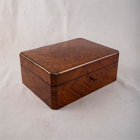 Large Marquetry Box French Metro Antiques
