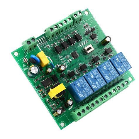 AC220V Modbus RTU Four Way Relay Module For Isolation Control