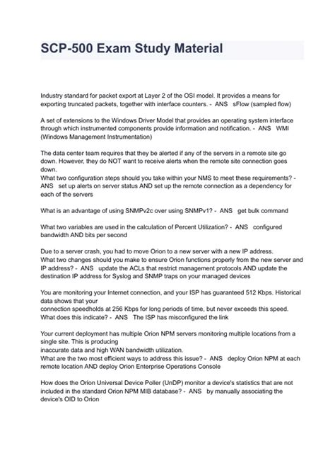 Scp 500 Exam Study Material Questions With Solutions Scp 500 Stuvia Us