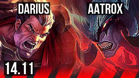 Darius Vs Aatrox Top 600 6 Solo Kills 1500 Games Dominating