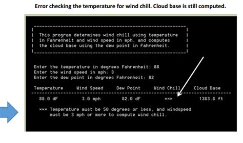 Solved Write A Program For A Meteorologist That Calculates