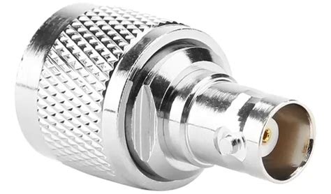 Adaptador Coaxial De Conector Rf Tipo N Macho A Bnc Hembra Cuotas