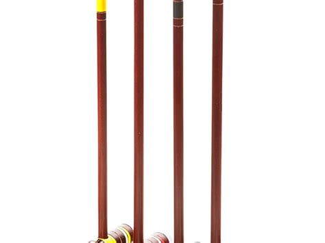 Franklin Sports Croquet Set Includes Croquet Wood Mallets All