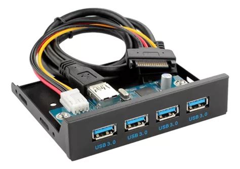 Cy Usb 30 Hub 4 Puertos Panel Frontal A Placa Base 20 Pines Meses