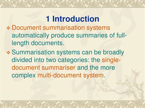 Ppt Comparing Redundancy Removal Techniques For Multidocument Summarisation Powerpoint