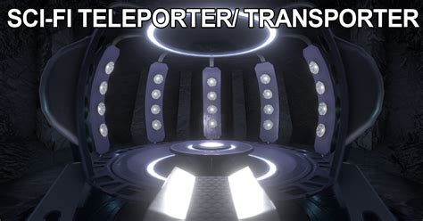 Sci Fi Teleporter Transporter Environment 3d Sci Fi Unity Asset Store