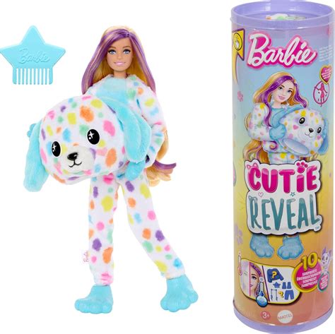 Brandclub Barbie Cutie Reveal Doll And Accessories Color Dream Series
