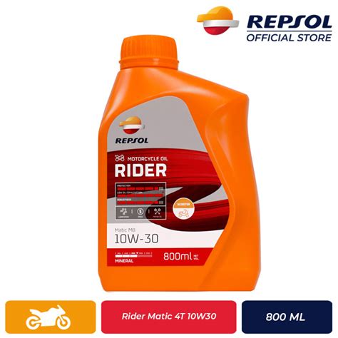 Repsol Rider Matic 4T 10W30 800ML Lazada PH