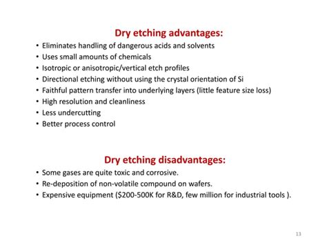 Reactive Ion Etching Rie Pptx