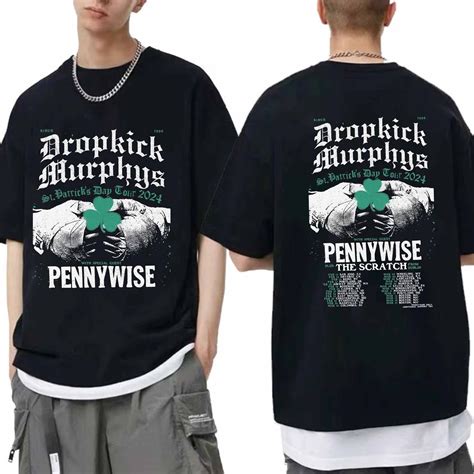 St PatrickS Day Tour 2024 Dropkick Murphys Shirt Sold By Adjutant