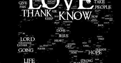 Oc A Word Cloud Of All The Final Words Spoken And Written Of All