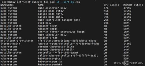 k8s（17）——资源监控与缩放 metrics server的作用 csdn博客