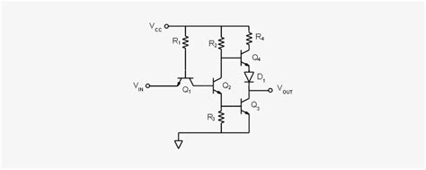 Ttl Not Gate Schematic Circuit Diagram