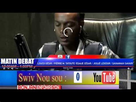 Matin Debat LOUCO DESIR LIVE YouTube