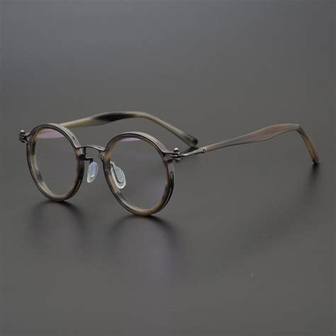 Tate Vintage Round Acetate Glasses Frames Jollynova