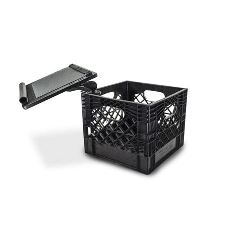 Autoexec Milk Crate Vehicle And Mobile Office Work Station With Laptop Tray Aecrate 22 The