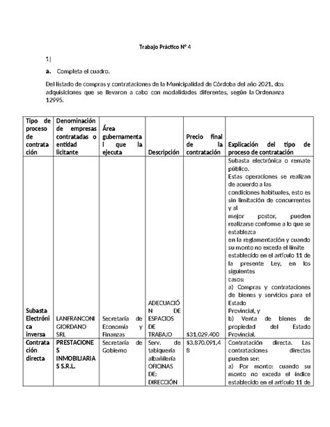 Ramseyer Hilen Tp N°4 Tp4 Trabajo Práctico N° 4 1 A Completa El