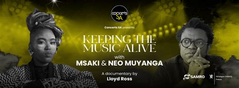 Rsvp Keeping The Music Alive” With Msaki And Neo Muyanga Za