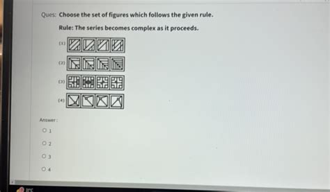 Ques Choose The Set Of Figures Which Follows StudyX