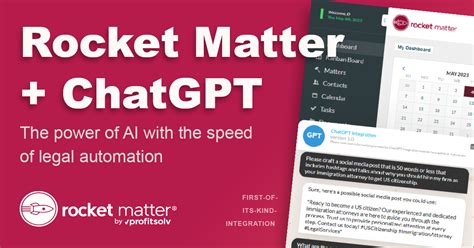 Rocket Matter Ushers In New Era With Chatgpt Integration