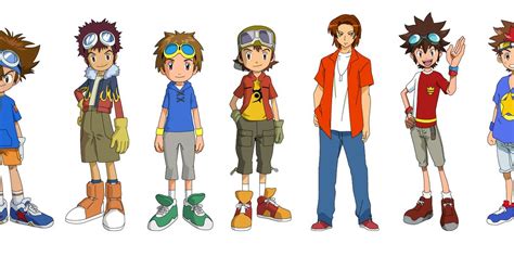 デジモン デジモンアニメの歴代の主人公達 471夜無のマンガ 漫画 八神太一 本宮大輔 Pixiv