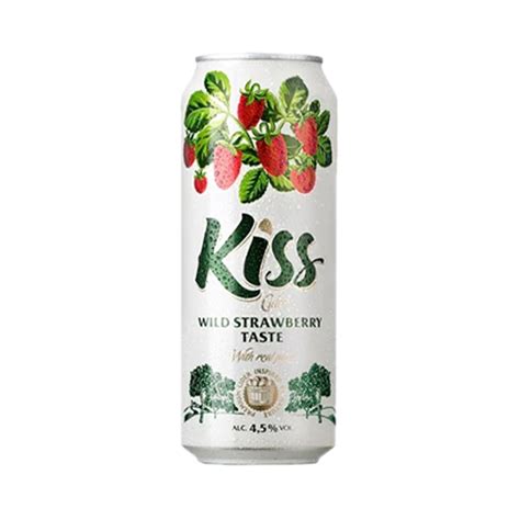 Kiss Cider Strawberry Can 500ml 24 Pack