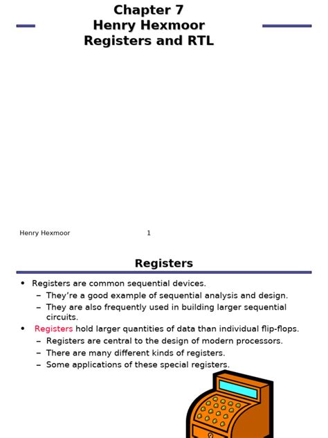 Chapter7 Registers Pdf Inputoutput Electronic Engineering