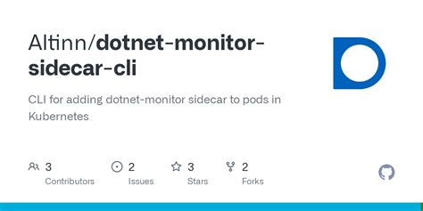 github altinn dotnet monitor sidecar cli cli for adding dotnet