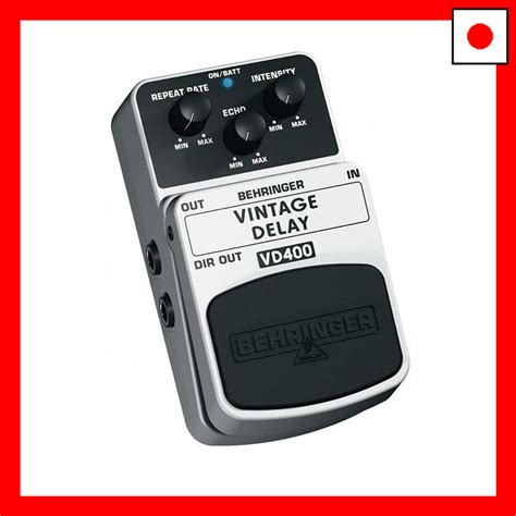 Direct From Japan Behringer Guitar Effect Pedal Analog Delay Vd400 Vintage Delay White Shopee