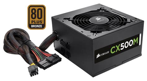 CX Series Modular CX M ATX Power Supply Watt PLUS Bronze Certified Modular PSU EU