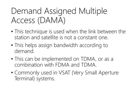 Satellite Multiple Access Schemes Pptx