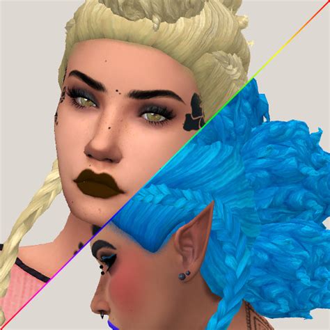 Three Tekri Hairs In Wildlyminiaturesandwichs Unnaturals And Naturals