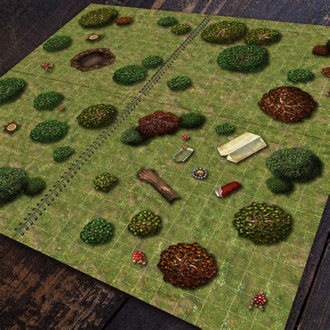 The Terrain Set Build Your Own Battle Maps 2x Book Of Battle Mats A