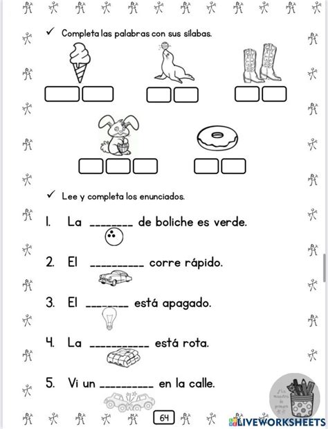 Silabas Online Exercise For Primer Grado