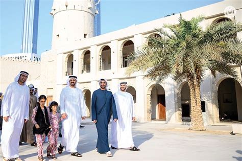 ذياب بن محمد بن زايد وعددٌ من الشيوخ يزورون مهرجان الحصن 2023