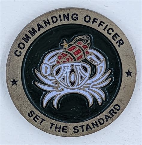 Eod Mobile Unit Eleven Commanders Navy Challenge Coin Rolyat Military Collectibles