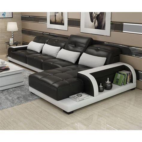 Jual Sof Kulit L Shape Modern Shopee Indonesia