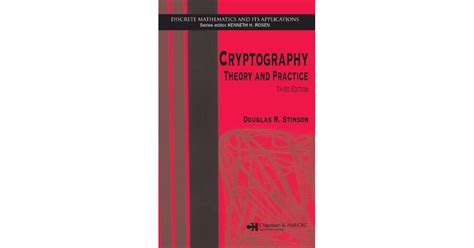 Cryptography Theory And Practice By Douglas R Stinson