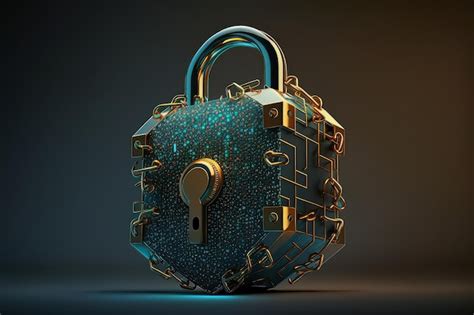Premium Photo Abstract Lock And Key Security And Safety Concept Ai