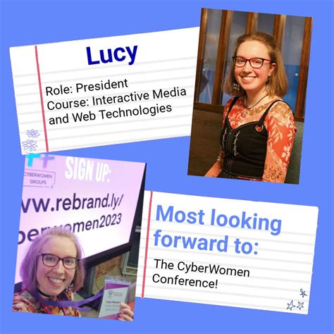 Cyberwomencoventry On Linkedin Im Lucy The President Of Cyberwomencoventry We Have So Much