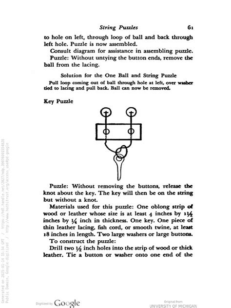 One Ball And String Puzzle Solution Pdf