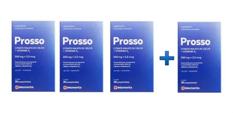 Kit 3 Prosso 250mg E 25mcg 30cps 30cps Grátis Momenta