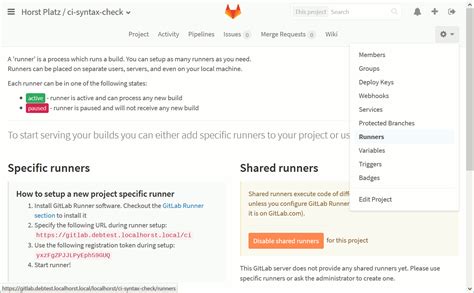 kurz howto continuous integration mit gitlab ci