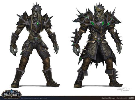 Artstation World Of Warcraft Mail Forsaken Warfront Armor Concept