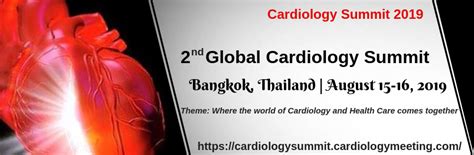 Cardiology Conferences 2019 Where The World Of Cardiology And Health