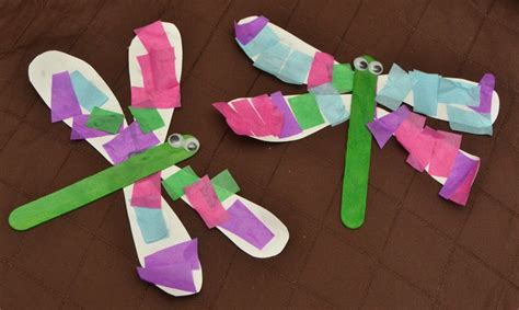Insect Crafts Dragonflies Insect Crafts Bug Crafts Daycare Crafts