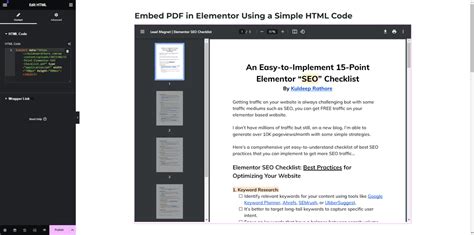 Best Elementor PDF Viewer Ways To Embed PDF FREE