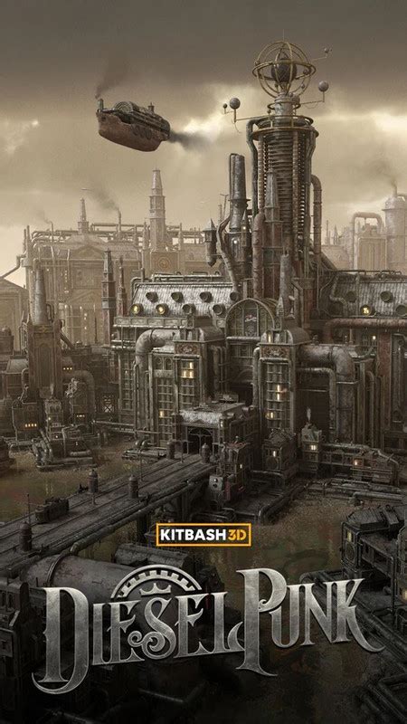 Kitbash3d Dieselpunk 2025 Free Daz 3d Models